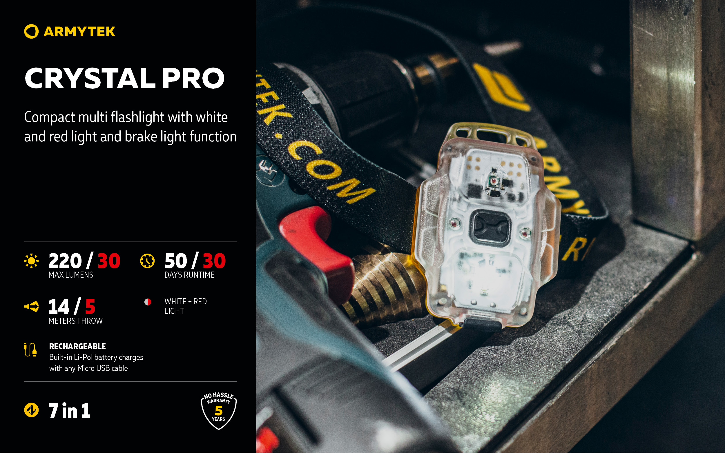 Flashlights :: Models :: Crystal :: Armytek Crystal Pro Blue